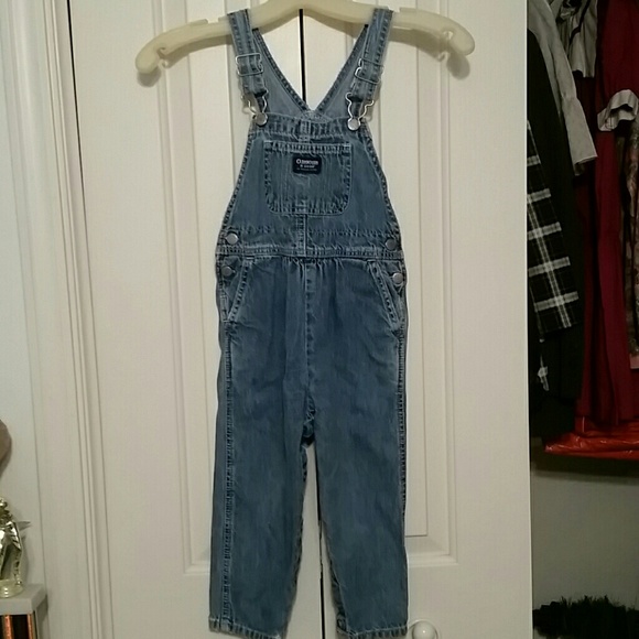 OshKosh B'gosh | One Pieces | 4t Denim Osh Josh Bgosh Overalls | Poshmark